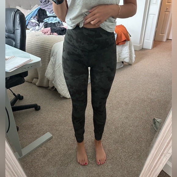 lululemon athletica | Pants & Jumpsuits | Lululemon Camo Align Leggings ...